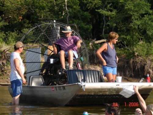 Cousin & Sondra on the boat | Southern Airboat Forum